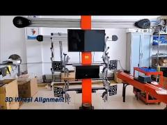 Automatic Car 3D Wheel Alignment 2.2kw Four Wheel With SONY Camera