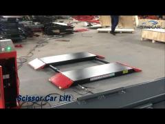 Heavy Duty Scissor Car Lift Platform 4000kg Capacity Hydraulic