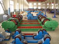 China 2000kg Welding Rotator Turntable with Adjustable Rollers for Pipe Tank Vessel for sale