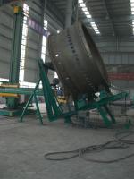 China 2000kg Welding Rotator Turntable with Adjustable Rollers for Pipe Tank Vessel for sale