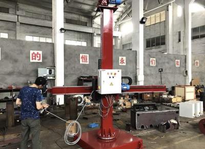 Cina Asta manuale della colonna della saldatura di rotazione, saldatrice dell'asta della colonna 80kg 120mm-1000mm in vendita