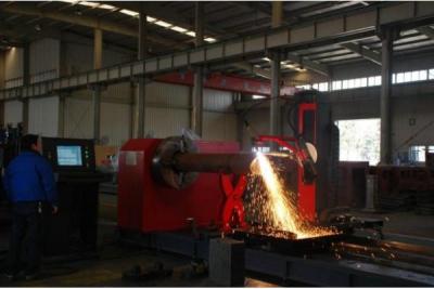 Cina Uso industriale della macchina ossitaglio 60-600mm di CNC di profilo del tubo in vendita
