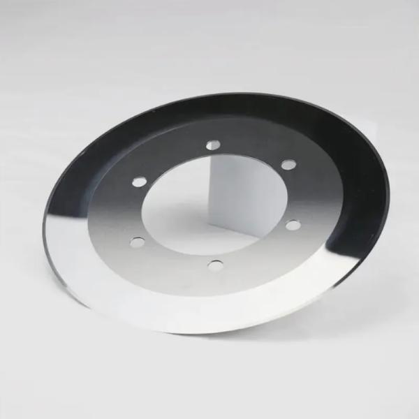 Quality Precision CNC Ground Carbide Rotary Slitter Blades HRA 80-94 Hardness For Metal Paper Slitting for sale