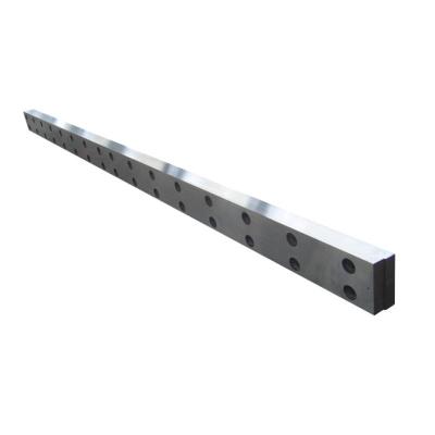 China Premium 6CrW2Si CNC Shear Blade With HRC 58-62 Hardness 6000mm For Metal Processing for sale