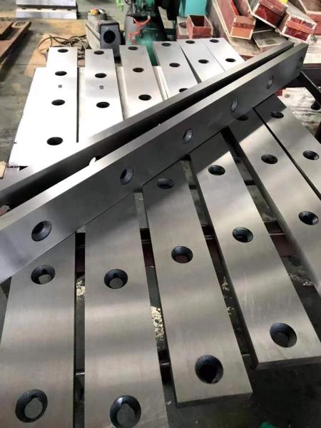 Quality Cr12MoV Sheet Metal Shear Blades With HRC 58-62 Hardness 6000mm Length For Precision Cutting for sale
