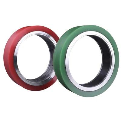 China Ctl Machine Rubber Slitter Rings Rubber Bonded Spacers 10mm Thickness HRC 58-62 for sale