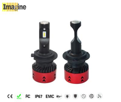 China Super Bright H7 Headlight Bulbs 36w 4000 Lm 6000K for sale