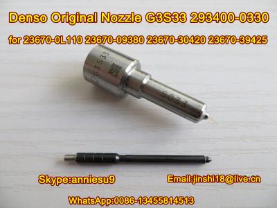 China Surtidor de gasolina común del carril de DENSO G3S33 293400-0330 para 23670-0L110 23670-09380 23670-30420 en venta