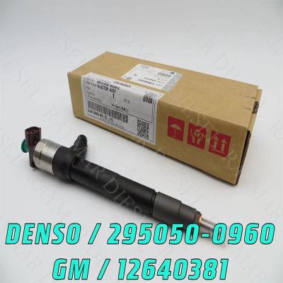 China DENSO Genuine diesel common rail fuel injector 295050-0960, 2950500960 for GM / CHEVR-- 12640381 en venta