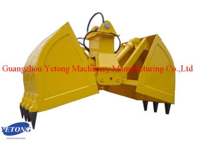 China Hydraulic Clamshell Grab Bucket For Digging Coal Rotary And Non Rotary for sale