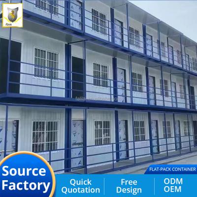 China Luxury Prefabricated Container House Smart Home Integration Waterproof Breathable Steel Sandwich Panel Mall School Living Room for sale