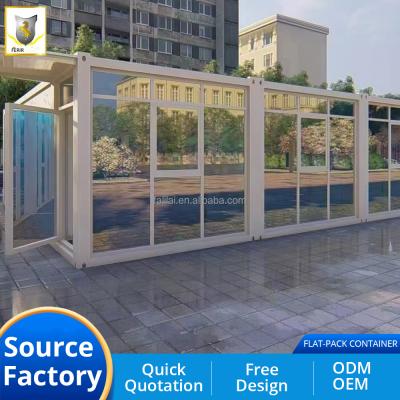 China 20/40FT Modern Prefabricated Modular Container House Affordable Residential Home Sandwich Panel Portable Worker Housing for sale
