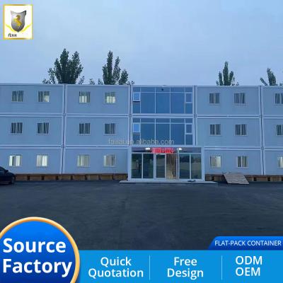 China 20ft Prefab Container House Flat Pack Container House Mobile Container Home Living Tiny House with Bathroom Modern Design for sale