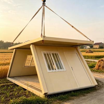 China China Factory Spot Supply Container House Movable Prefabricated House Folding Flat Pack Container House Prefab Tiny Home for sale