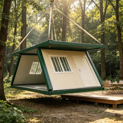 China Wholesale Portable Houses for Sale Wood Color Portable Modern Detachable Container Houses Villas for Sale Modern Container House for sale