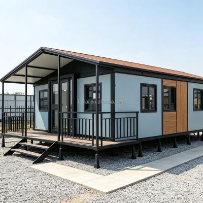 China Modern Expandable Steel Folding Container House Prefabricated 2-5 Bedroom Villa for Commercial Use 20 FT 40 FT Available for sale