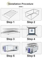 China Stackable Double Storey Luxury Modular Mobile Cabin Flat Pack Detachable Container Home Prefab Tiny House Office Workshop Hotel for sale