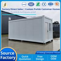 China Rapid Assembly 20ft Modular Container Home Fast Install Prefab Office Portable Tiny Homes Dormitory Temporary Construction Camp for sale