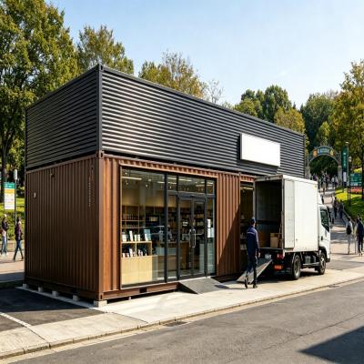 China 20ft Quick Mini Pop-up Shop Container Coffee Shop/Bar/Fast-food Restaurant/Convenience Store/Kiosk/Booth for sale