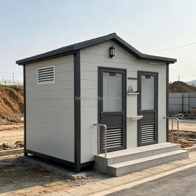 China Portable Outside Bathroom Modular Toilet and Shower Room Unit Off-site Constructed Restroom Garden ToiletToilet Prefab Toilet for sale