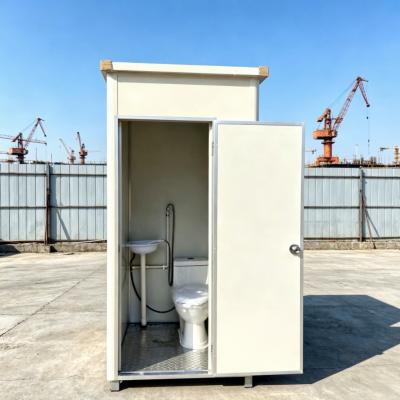 China Prefab Mobile Bathroom Park Public Wc Portable Toilet Cabin Outdoor Camp Portable Toilets Single Person Mobile Toilet for sale