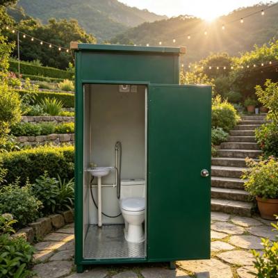 China Low Price Mobile Single or Double Toliet Customized Tiny Home Portable Bathroom Cheap Public Portable Toilet for sale