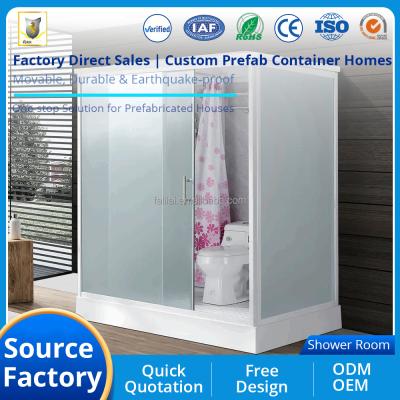 China Integrated Bathroom Fast Installation Prefab Bathroom Toilet Room Portable Shower Room Complete Shower Prefabricated Shower Room for sale