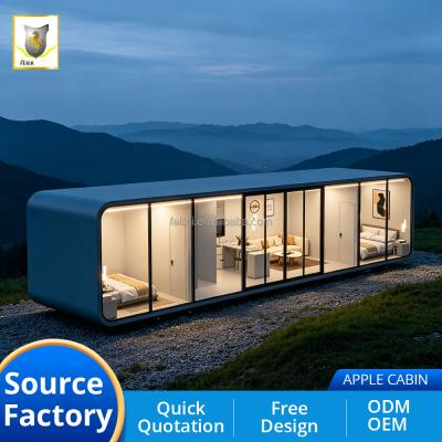 China Factory Direct 6m Apple Pod House Low Cost 20ft Customized Apple Cabin Capsule Shipped Movable Modular Prefab Portable Office for sale