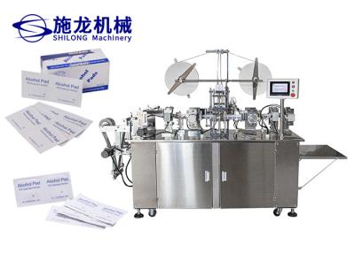 中国 機械2.5KW 30*30mmに横断折りたたみをする非編まれたタオル アルコール綿棒 販売のため