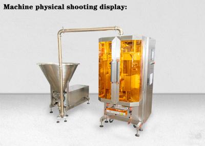 중국 점성 소스 자동 액체 포장기 터치스크린 0.6Mpa 650kg 판매용