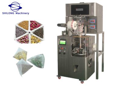 China Stand Up Loose Triangle Tea Bag Machine Nylon Packing 20-45 bags/min for sale