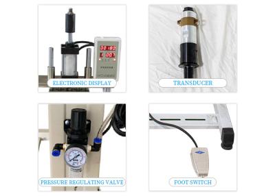중국 기계 N95 가장자리 용접을 만드는 튼튼한 초음파 귀 반복 반 자동 가면 판매용