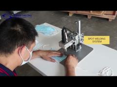 Durable Ultrasonic Ear Loop Semi Auto Face Mask Making Machine N95 Edge Welding