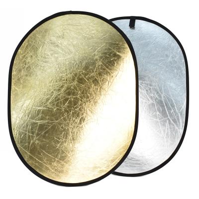 Cina Argento pieghevole portatile dell'oro del riflettore 90x120cm di fotografia per lo studio della foto in vendita