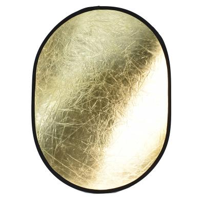 Cina Riflettore leggero pieghevole ovale dorato portatile per lo studio 120x90cm di fotografia in vendita