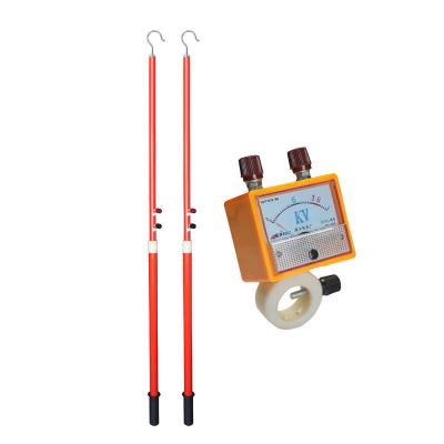 China Portable 10kV Line Phasing Tester With Insulated Sticks For Live Power Line Test for sale