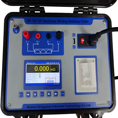 China MY‑124 Transformer Winding DC Resistance Tester for Power Transformer Winding Resistance Measurement for sale