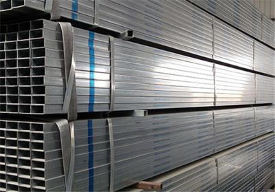China Hot Dipped Galvanized Steel Rectangular Pipes for sale