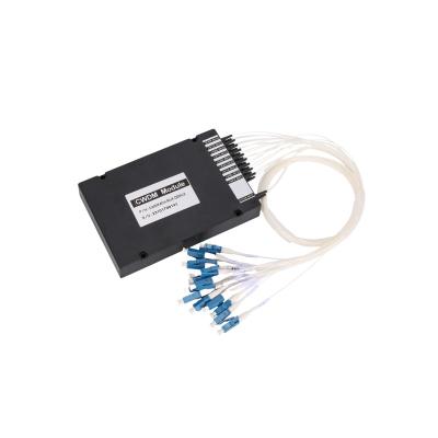 China 8 Channels Single Fiber CWDM MUX DEMUX ABS Box  1270 To 1410nm Cwdm 16 Channel for sale