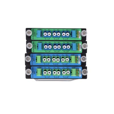 China 12CH LWDM MWDM Multiplexer LAN WDM MUX DEMUX LWDM Module 1269.23nm To 1318.35nm for sale