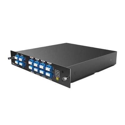 China High Density DWDM OADM 2 Slots LGX Box Type 8CH DWDM MUX DEMUX for sale
