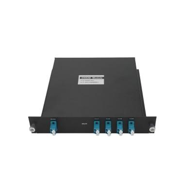 China Snijrand DWDM OADM Dual Fiber 1U 4CH DWDM Mux Demux Ultra laag signaalverlies for sale