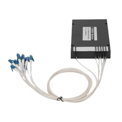 China SC/UPC Connector Type CWDM MUX DEMUX ABS Box for Metro Access and Data Centers Dual Fiber 4 Channels Mux Demux 1550 to 1610nm for sale