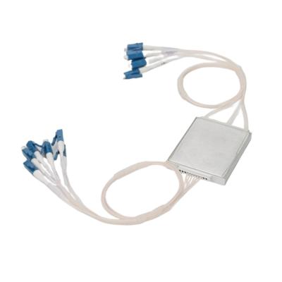 China Compact CCWDM MUX DEMUX 4 or 8 Channel 1270 to 1610nm CWDM Passive Optical Network Component RoHS Compliant for sale
