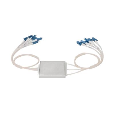 China Compact CCWDM MUX DEMUX 4 or 8 Channel 1270 to 1610nm CWDM Passive Optical Network Component RoHS Compliant for sale