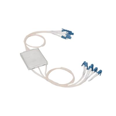 China Compact CCWDM MUX DEMUX 4 or 8 Channel 1270 to 1610nm CWDM Passive Optical Network Component RoHS Compliant for sale