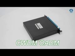 ultra low loss cwdm oadm 8 channel mux demux lgx box 2.4db for network protection