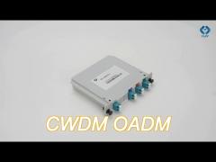 6 Channel Simplex CWDM MUX DEMUX LGX Plastic Housing Bidirectional Fiber voor 5G Telecom