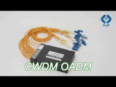 high performance 2ch dual fiber cwdm oadm & 2ch single fiber cwdm oadm  optical add-drop multiplexer