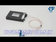 6ch cwdm modules 1271-1371nm mux/demux singel fiber low insertion loss high isolation and directivit